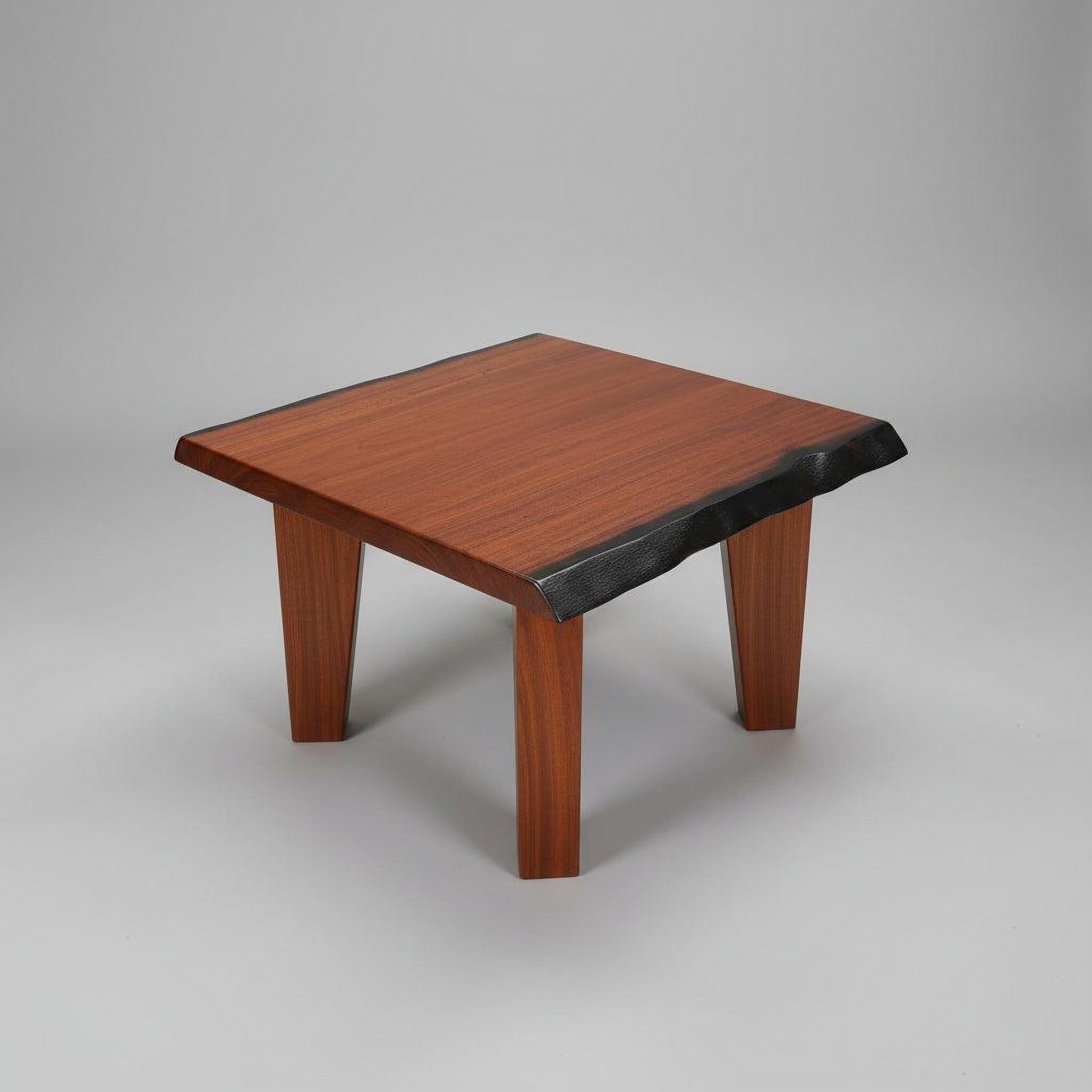 Red Gum Slab Angle Tapered Legs Coffee Table – Wildwood Designs Furniture