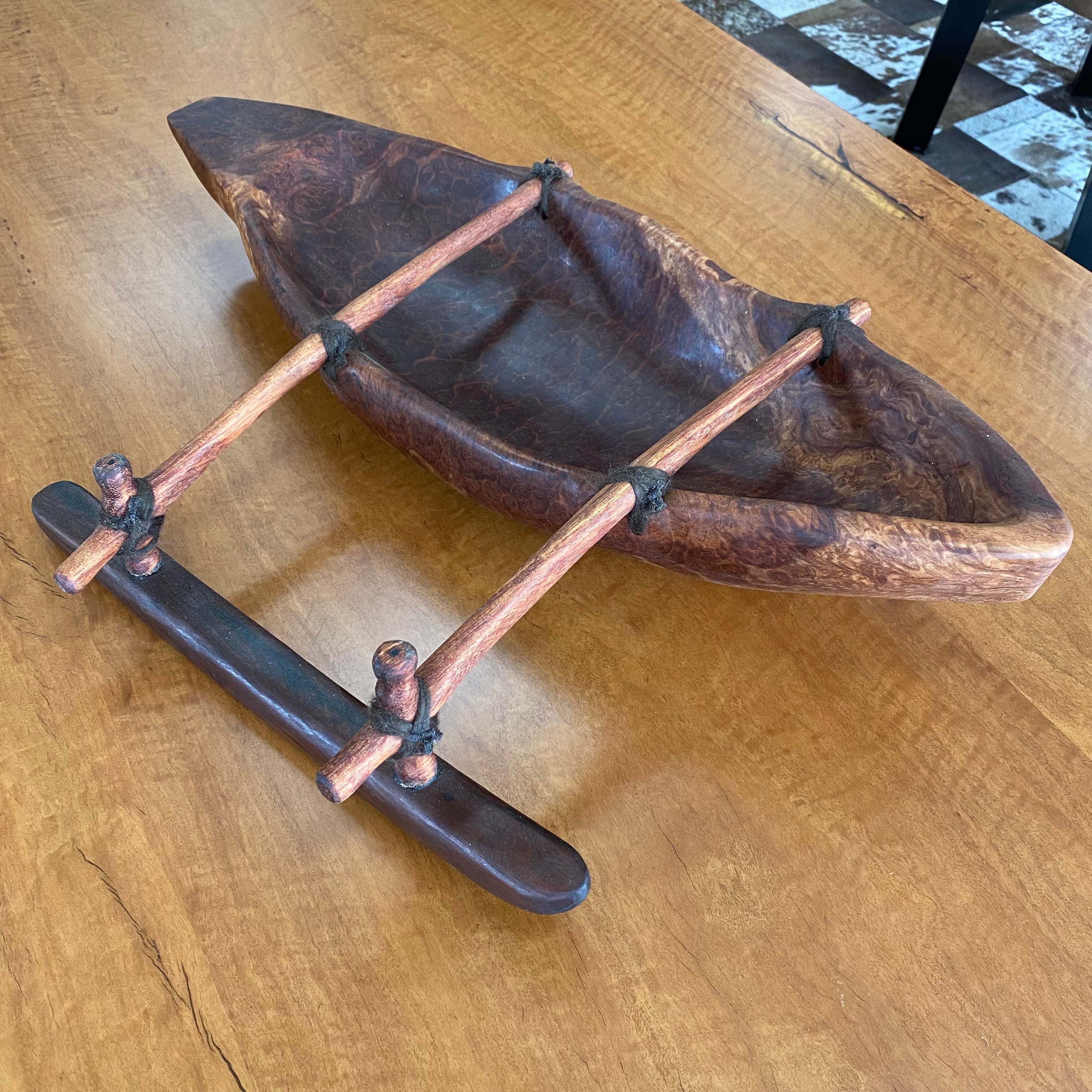 Rob Fry's Outrigger Boat – Wildwood Designs Furniture