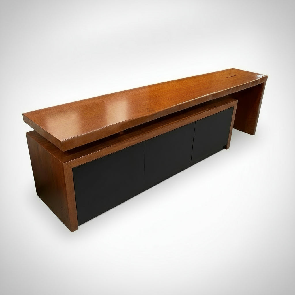Entertainment Unit - Rhys Collection - Red Gum Slab – Wildwood Designs ...